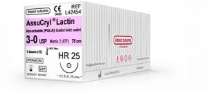 ASSUCRYL LACTIN . Envase 12 unds - Biomateriales Quirúrgicos